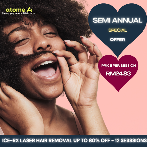Upper Lip (12 sessions) - ICE Diode Laser Hair Removal - RM298 – Bare ...